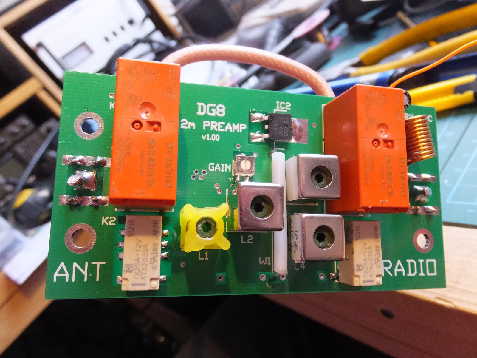 G0MGX In the Shack: DG8 Pre-Amp - More gain, really?