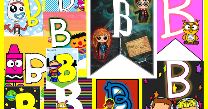 COLECCIÓN DE BANDERINES DE BIENVENIDA A CLASES, LISTOS PARA IMPRIMIR ...
