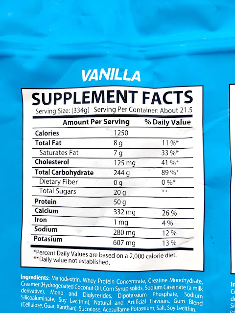 Muscle Rulz Gain Rulz Mass Gainer 16 lbs, 7.25 Kg - NCRFS