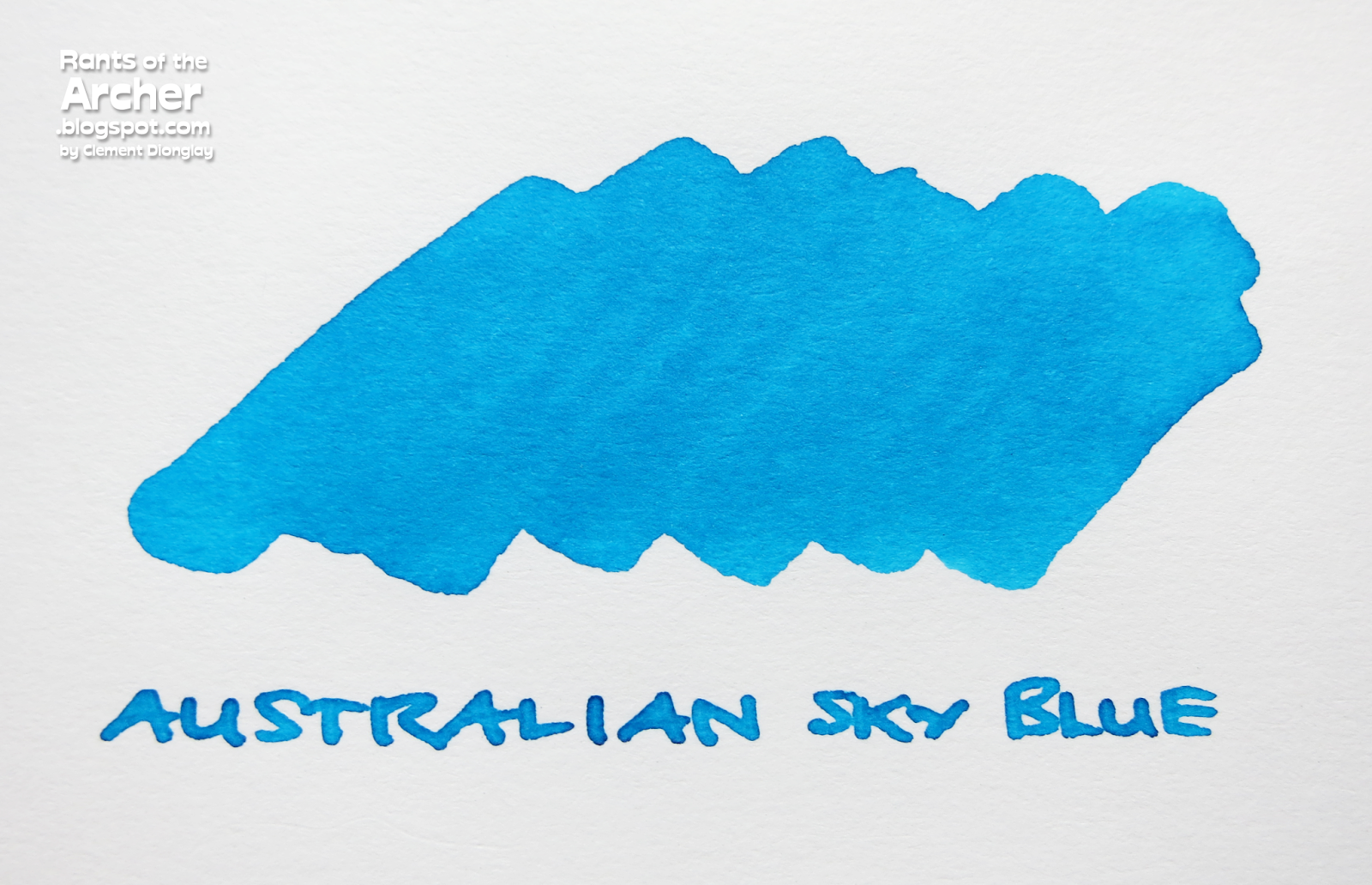 Fountain Pen Inks Review: Robert Oster Signature Ink Bondi Blue and ...