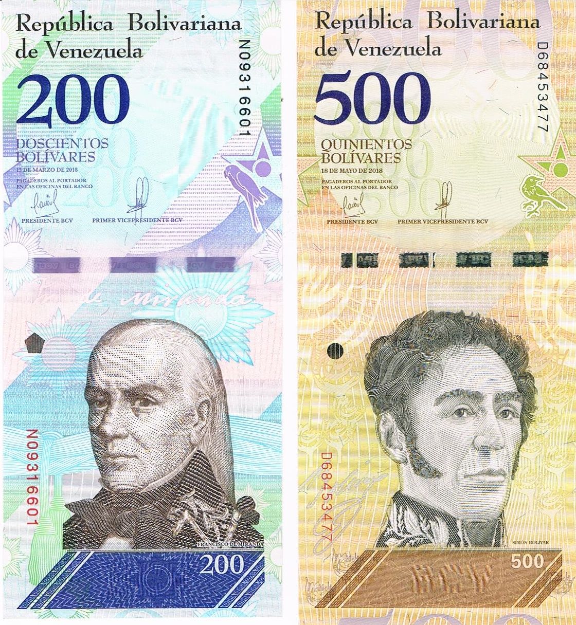 Rainbow_stamps_and_coins: Currency Today : Venezuela 14