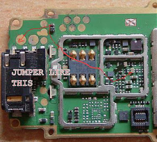 Some Tips: Nokia 1200 1208 mic jumper ways