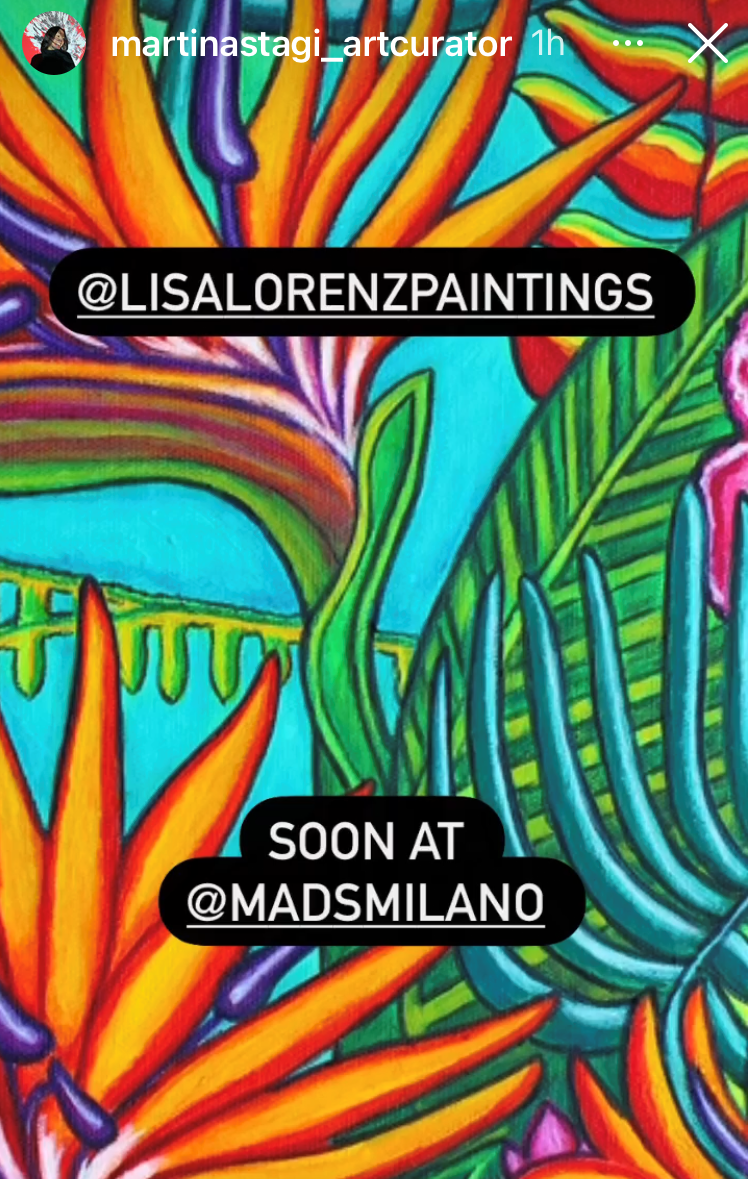 Lisa Lorenz Studio Blog: New Art Exhibit in Milan, Italy MADS Art ...