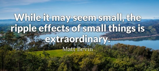 Rick's Random Musings: Small Things Matter