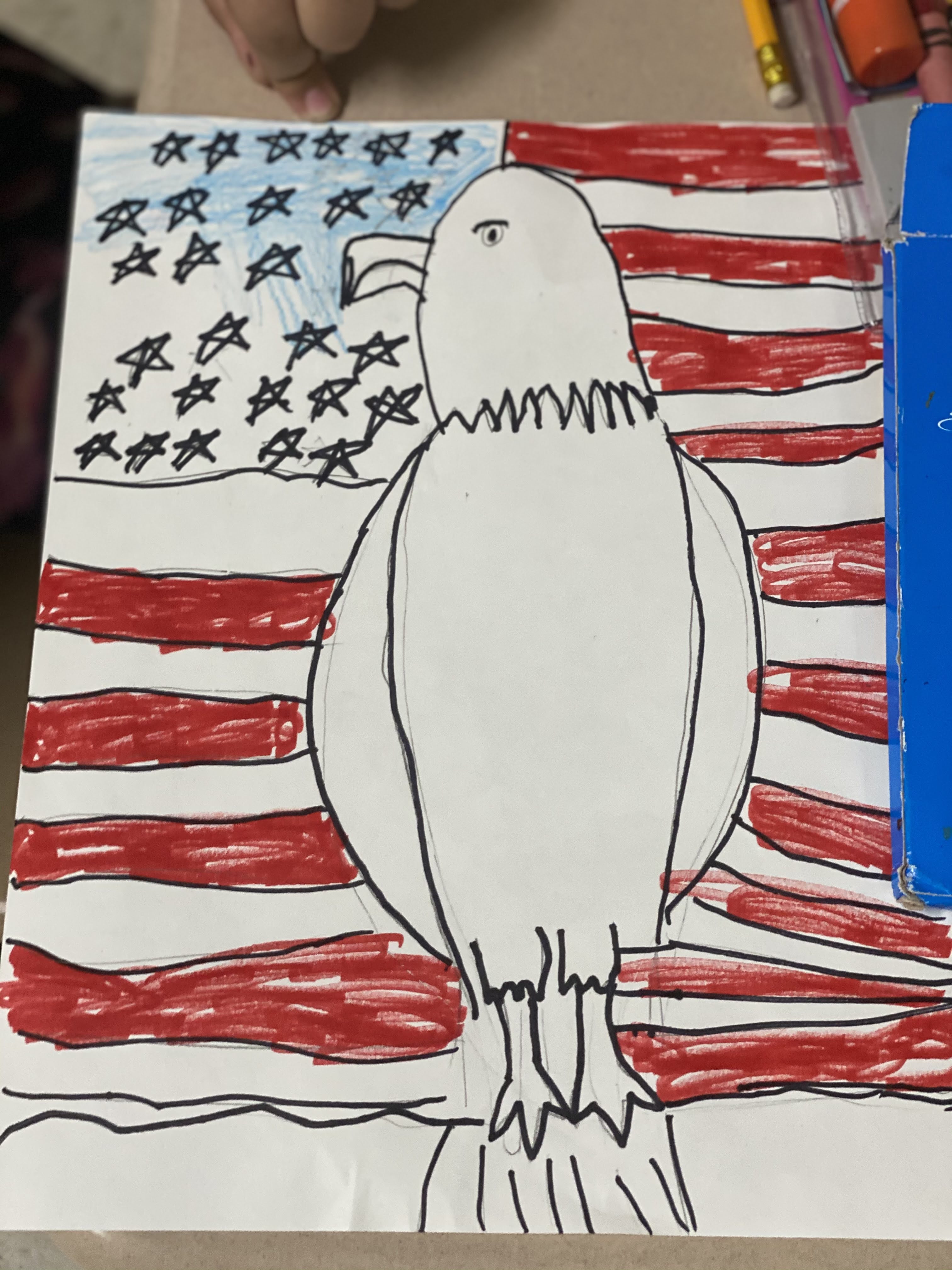 Elements of the Art Room: Patriotic art for Veterans Day!
