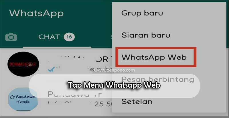 Cara Melihat Barcode WhatsApp Sendiri Secara Cepat dan Mudah - Denpono Blog