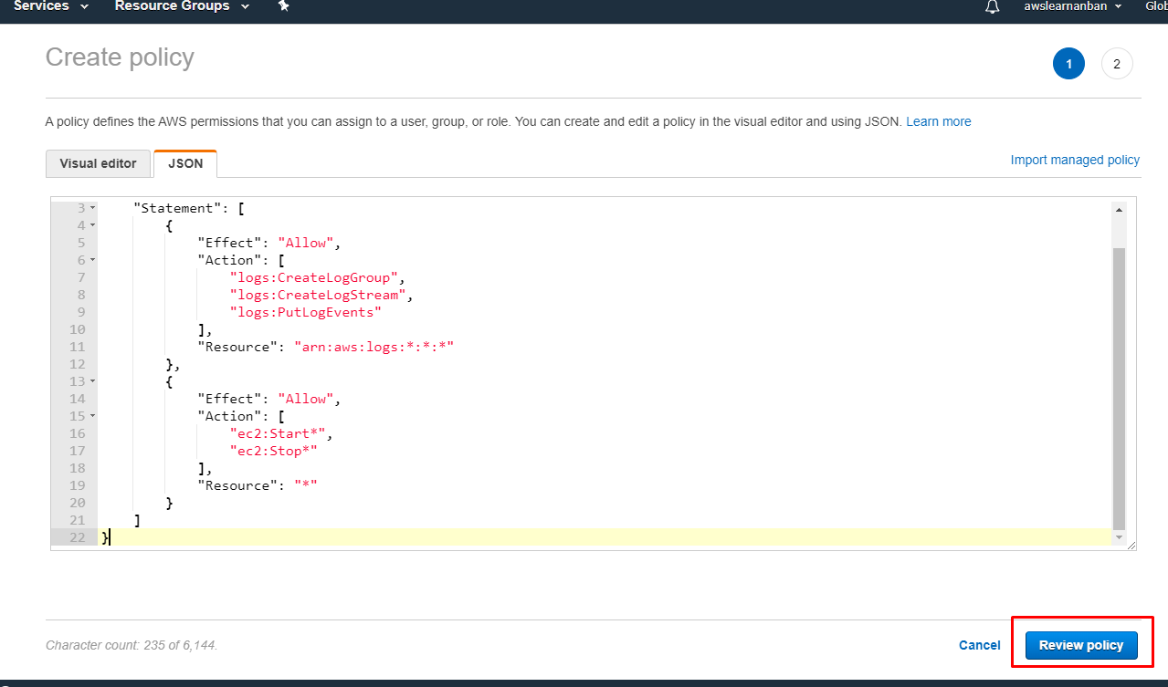AWS - EC2 Instance Start / Stop using AWS Lambda Python AWS - EC2 Instance Start / Stop using AWS Lambda Python