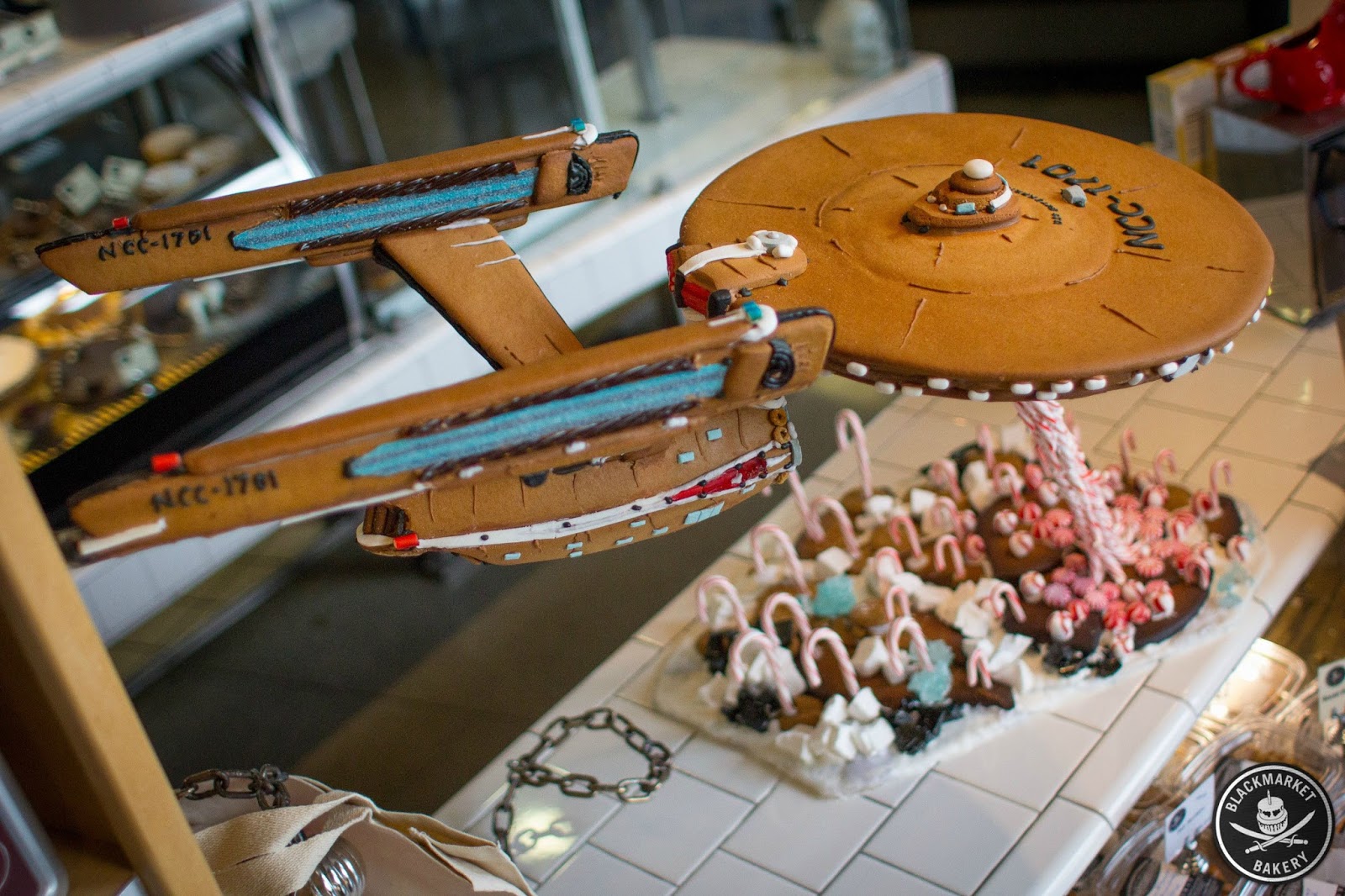 The Trek Collective: Gingerbread USS Enterprise