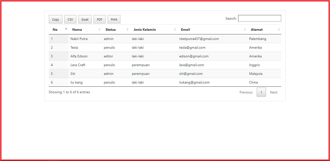 Mudah Membuat Export Data Pada Datatable Dan Php Sahretech