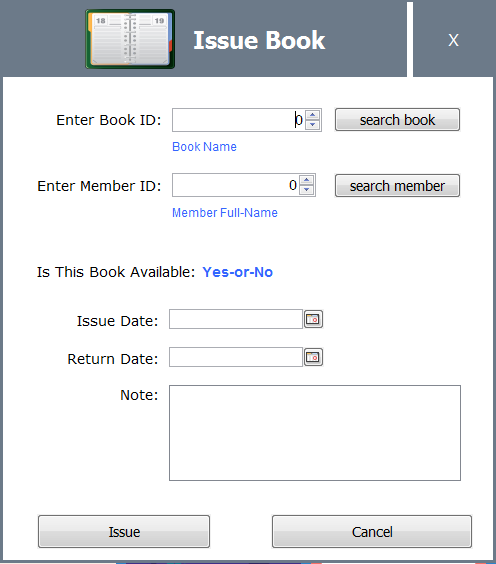 Java Library Management System Source Code - C#, JAVA,PHP, Programming ...