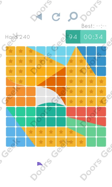 Blocks & Shapes [Hard] Level 240 Solution ~ Doors Geek