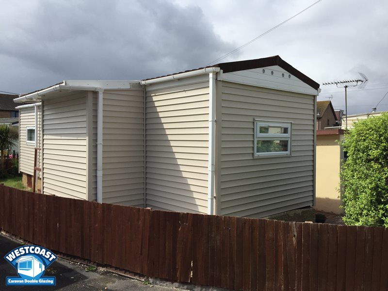 external vinyl cladding for a park home and static caravan