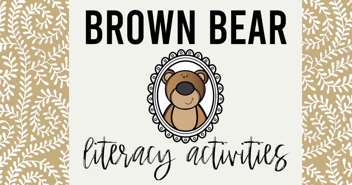 Brown Bear Story Activities and Color Word Kindergarten Literacy ...