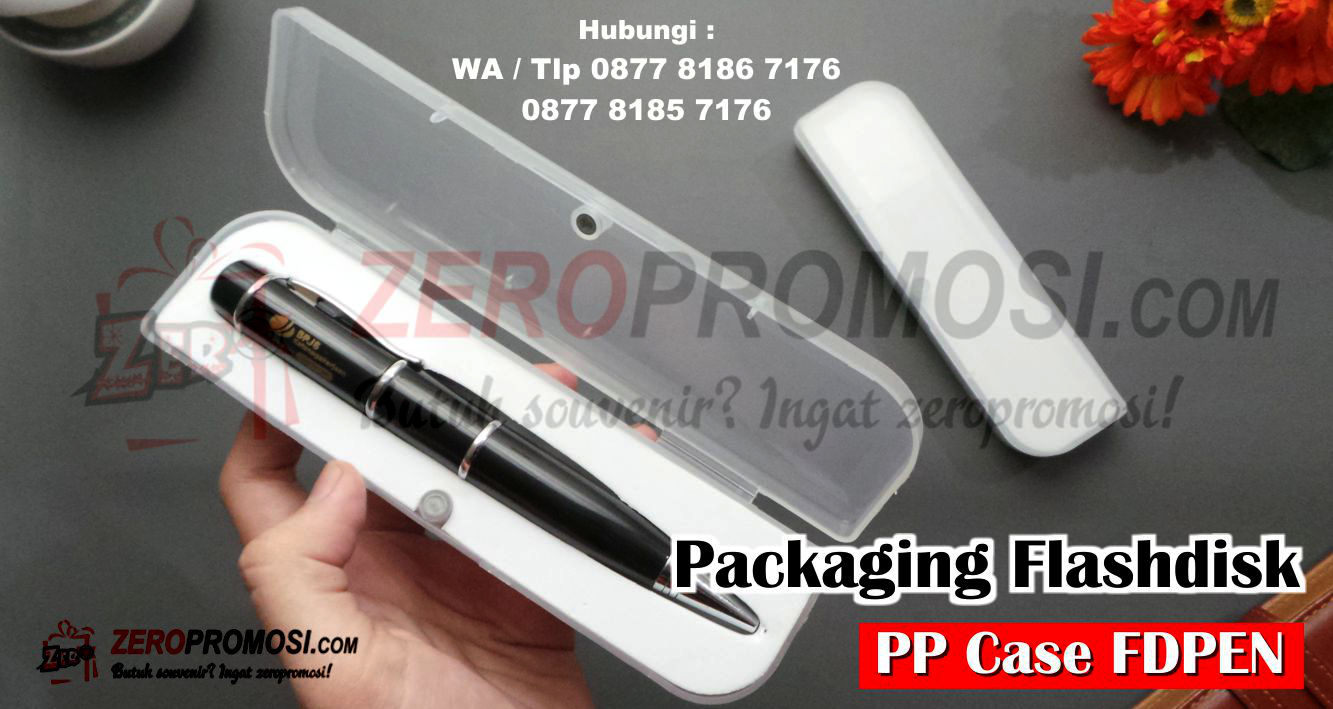 Packaging Box Panjang PP Case Usb Pen Custom Logo - PP Case Flashdisk ...