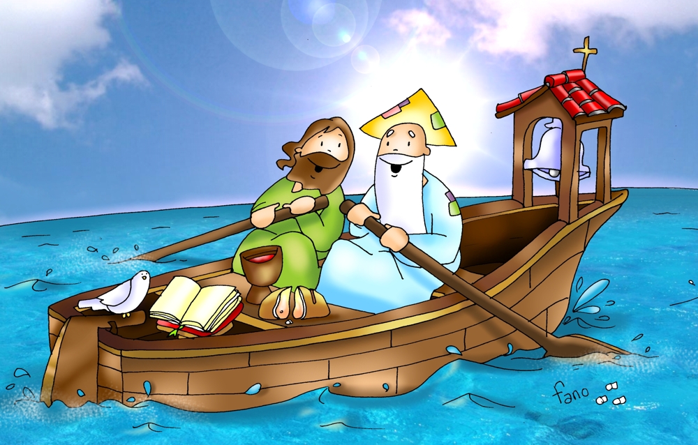 EDUCACIÓN RELIGIOSA: SANTÍSIMA TRINIDAD EN DIBUJOS DE FANO