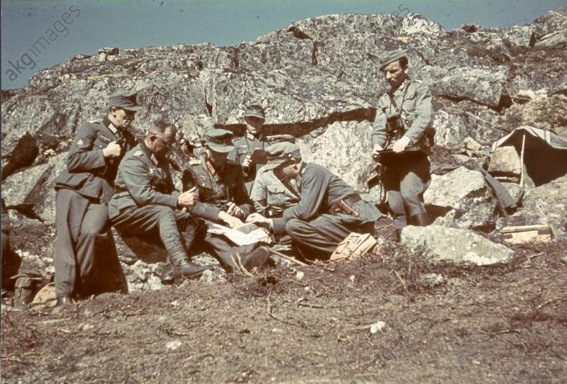 World War II in Color: Eduard Dietl During Operation Silver Fox