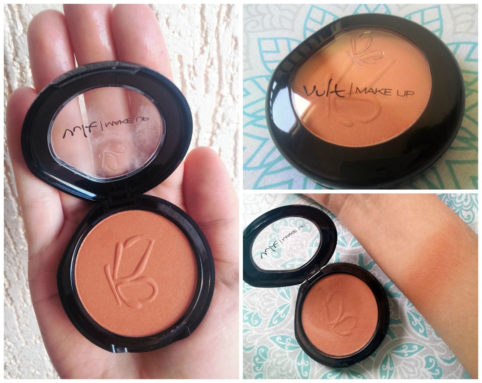 Blush Compacto Vult - Bom, Bonito e Barato! | Beleza em Cachos