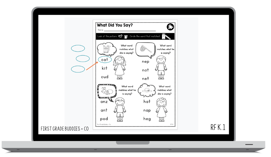 Using Resources Digitally for Distance Learning | First Grade Buddies