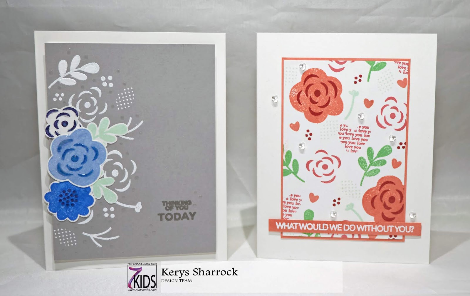 Scrappin'n'Happy: Floral designs with Doodlebug Stamps