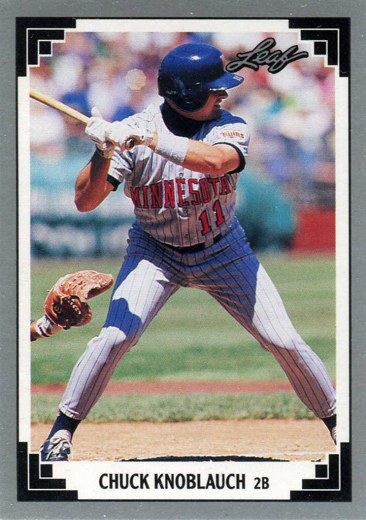 Junk Wax Prospector - Chuck Knoblauch - Minnesota Twins