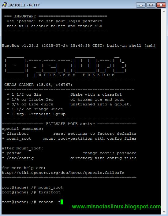 MisNotasLinux_blog: Recuperar un router con OpenWrt