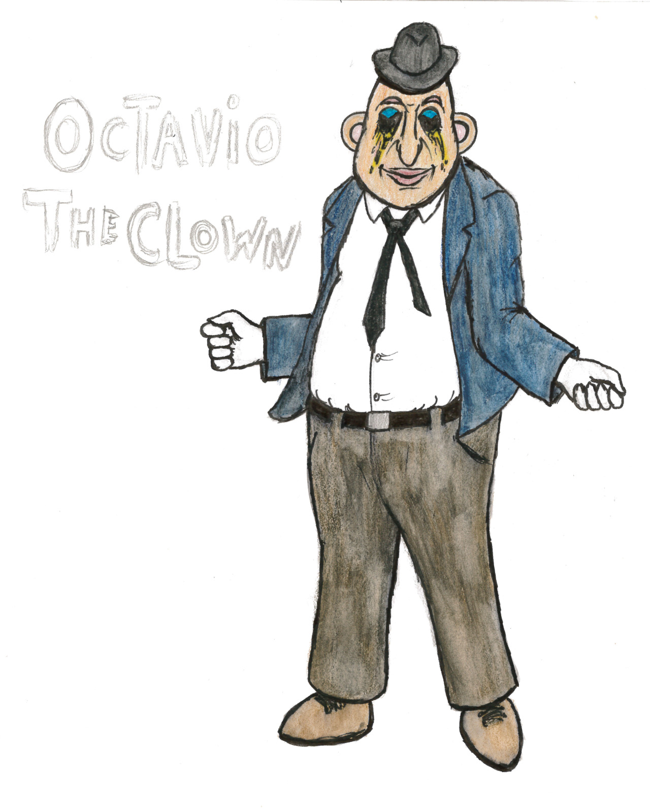 Luke Furlong DFSA: Self Portrait: Octavio the Clown