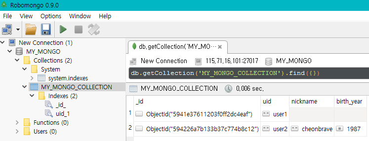 Mongodb C Driver 사용법 3 Bson 객체 만들기 그리고 Insert