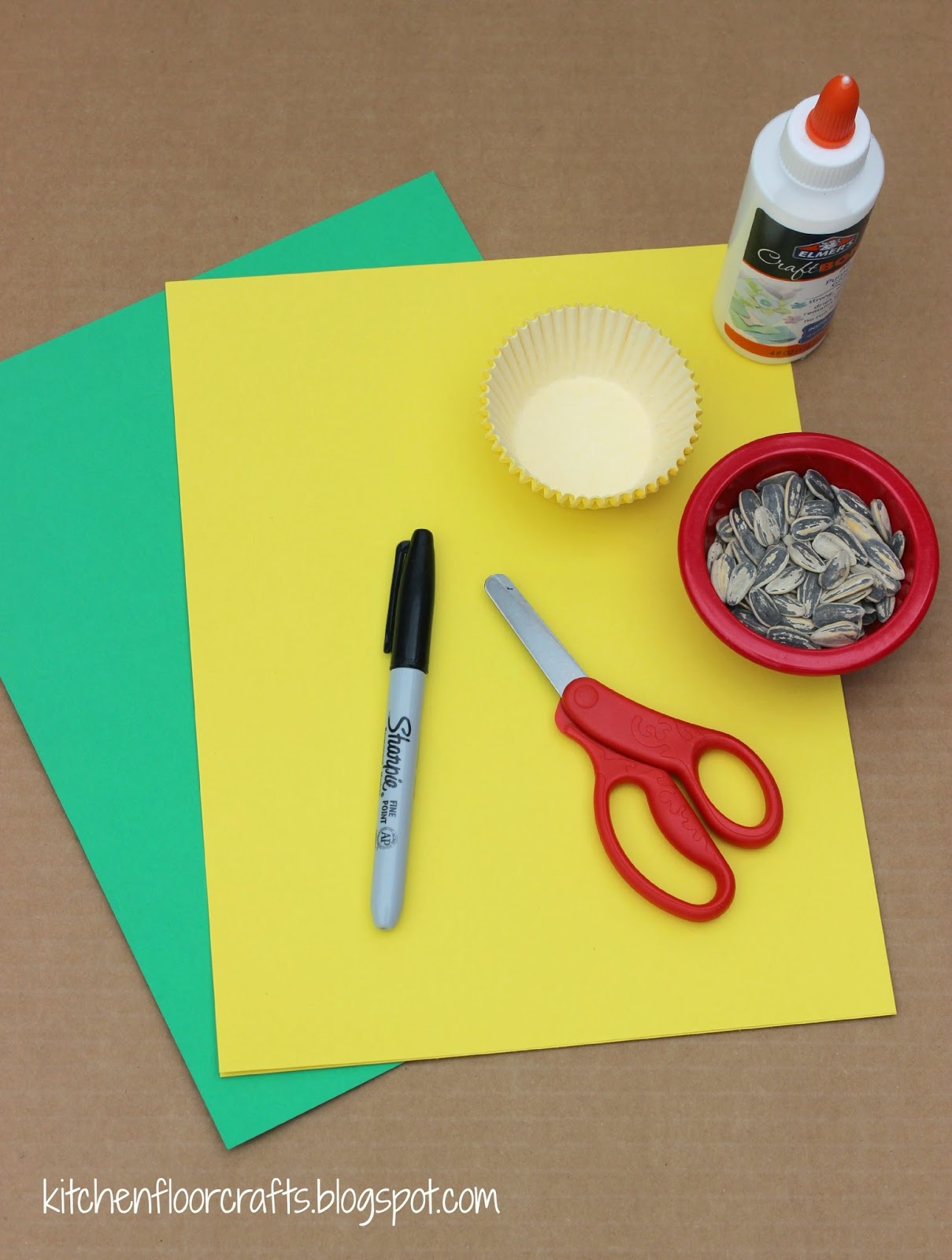 Kitchen Floor Crafts: Teacher Appreciation Gift: Seed & Flower Craft