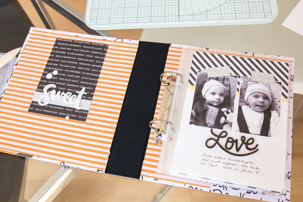 :: danipeuss.de :: BLOG: 6x8" Babyalbum mit Minilayouts selber bauen ...