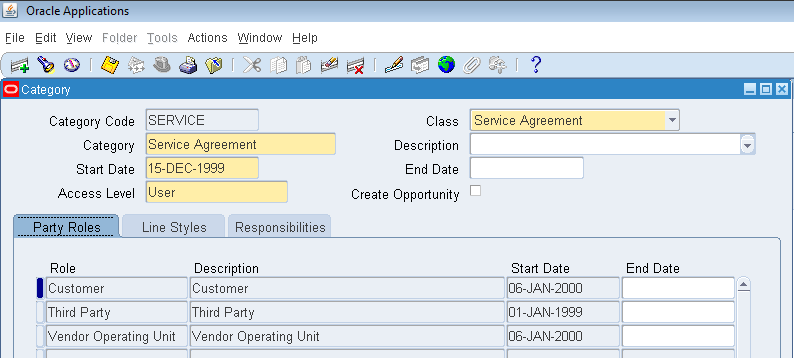 OracleAppsnFusion: Service Contracts Setup - Part : 2