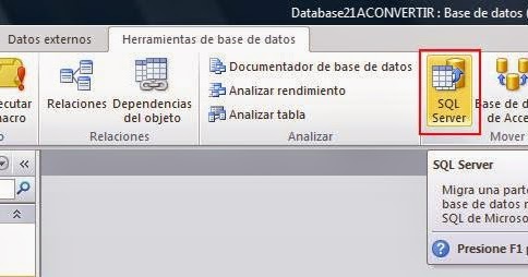 Análisis y Programación: De ACCESS a SQL SERVER como convertir una base ...