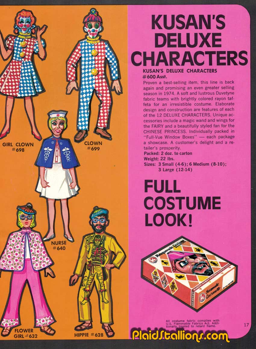 1974 Kusan Catalog | Blood Curdling Blog of Monster Masks