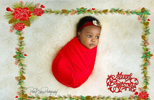 Photo: Actress Ruth Kadiri Ezerika celebrates her baby daughter Reign ...
