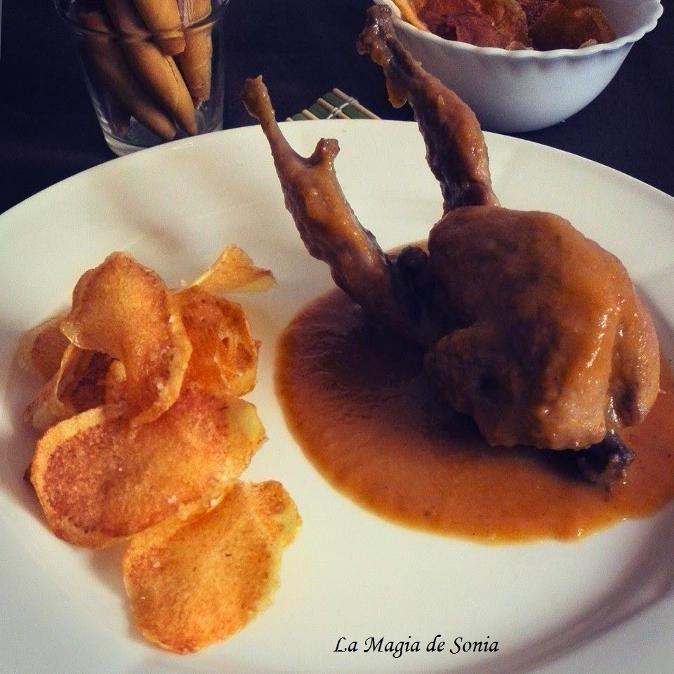 La Magia de Sonia: Codornices en Salsa de Verduras y Manzana.