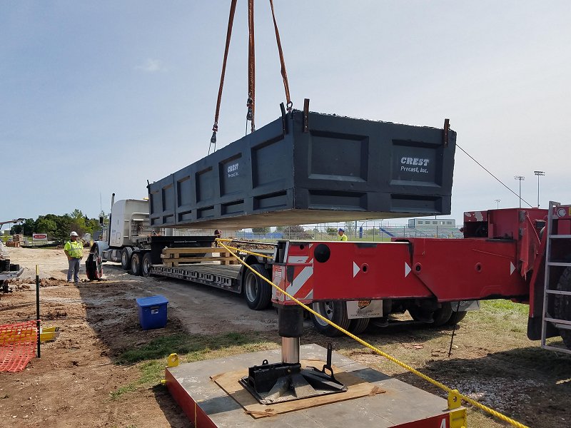 Crest Precast Concrete: Precast Concrete Fire Protection Tank - Howards ...