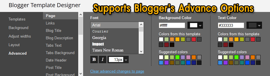 Free Dark Orange Customizable Blogger Template : techirsh
