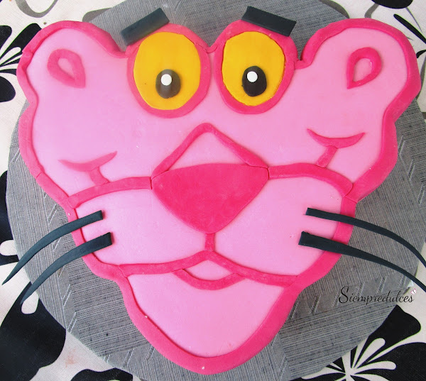 Bizcocho / Tarta Pantera Rosa/ Pink Panther Cake | Cocina