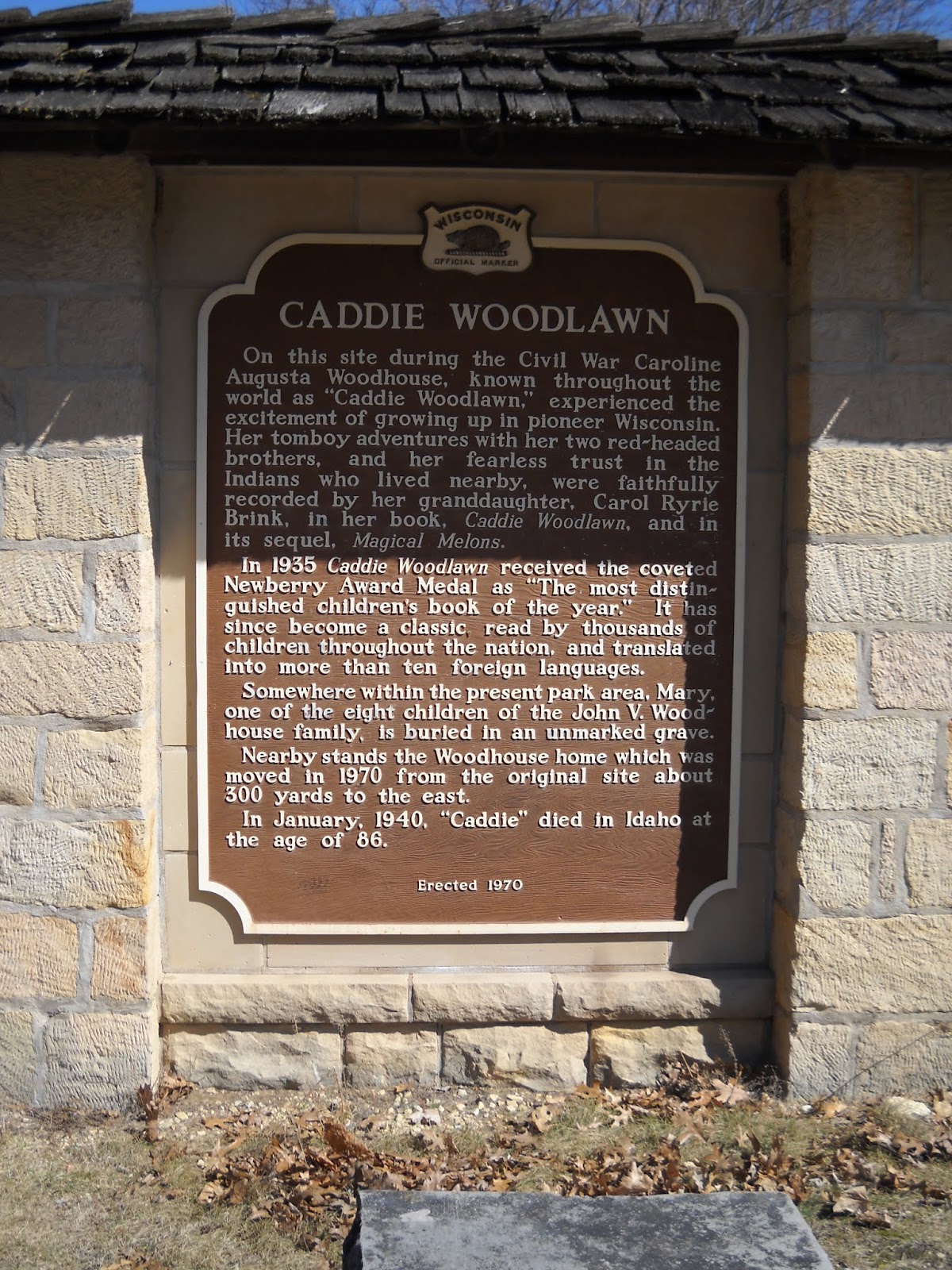 UW-Stout Archives: Roadtrip your way through History: Caddie Woodlawn ...
