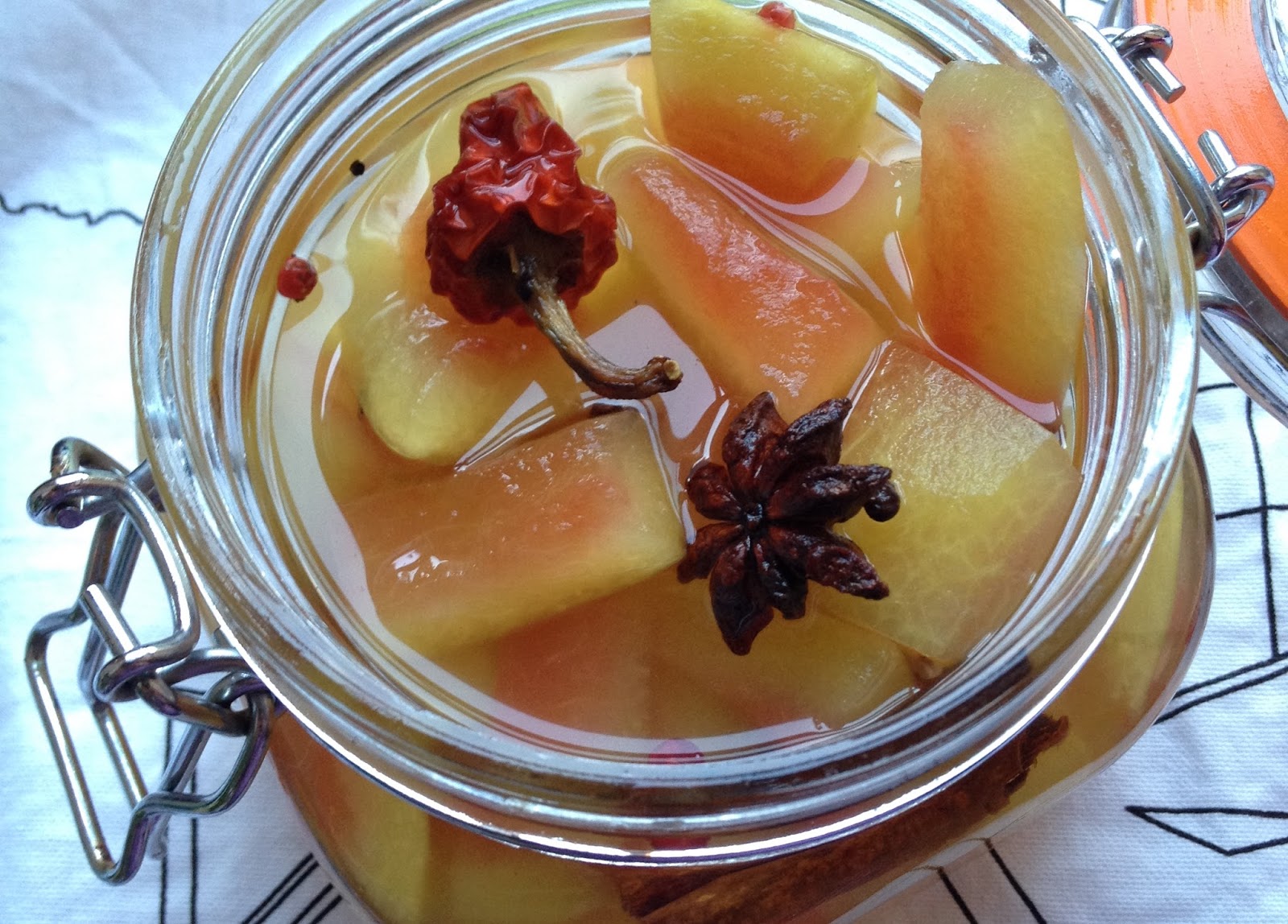 Domestic Sluttery: Sluttishly Sweet: Pickled Watermelon Rind