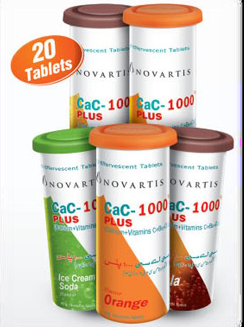 SUPERIOR CALCIUM IN THE MARKET i.e CaC-1000 PLUS | NOVARTIS-OTC