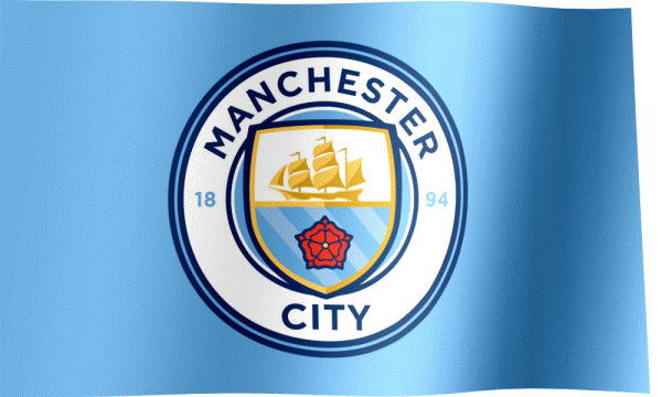 Manchester City FC Fan Flag (GIF) - All Waving Flags