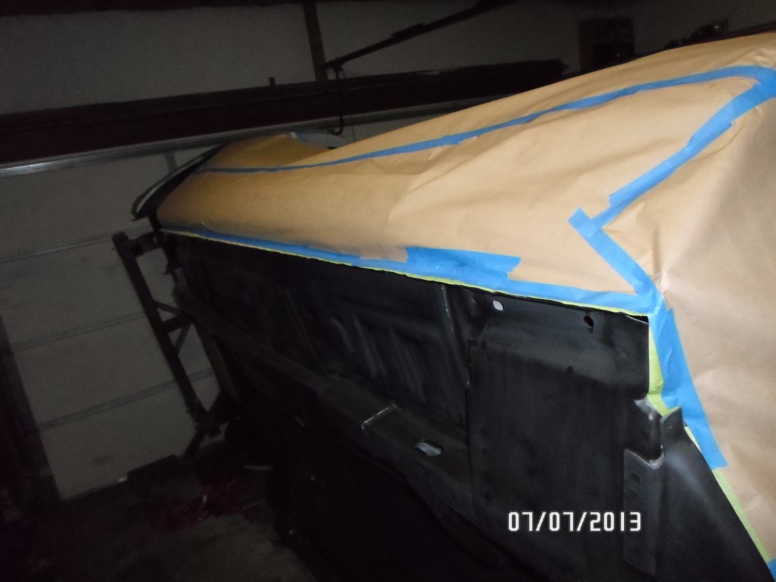 Night Mission Boss 302 Blog: Finishing the Exterior Floor: Raptor Spray ...