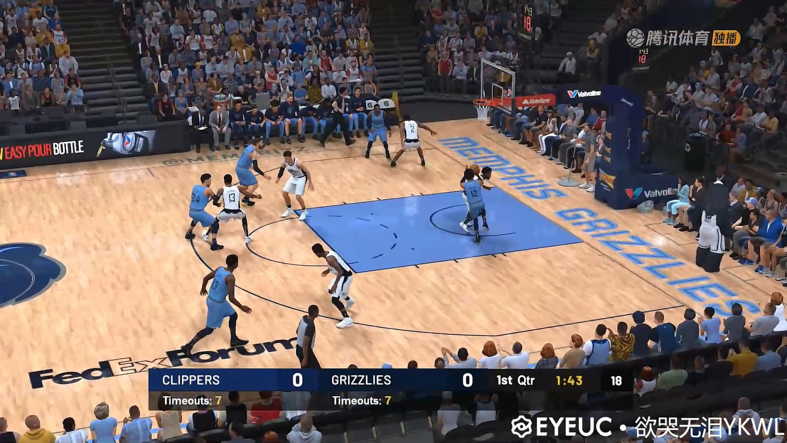 NBA 2K20 Realism Graphic Mod Memphis Grizzlies Arena by Looyh