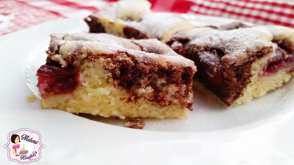 Malena Konyhája: Cseresznyés kevert süti tej tojás és gluténmentesen