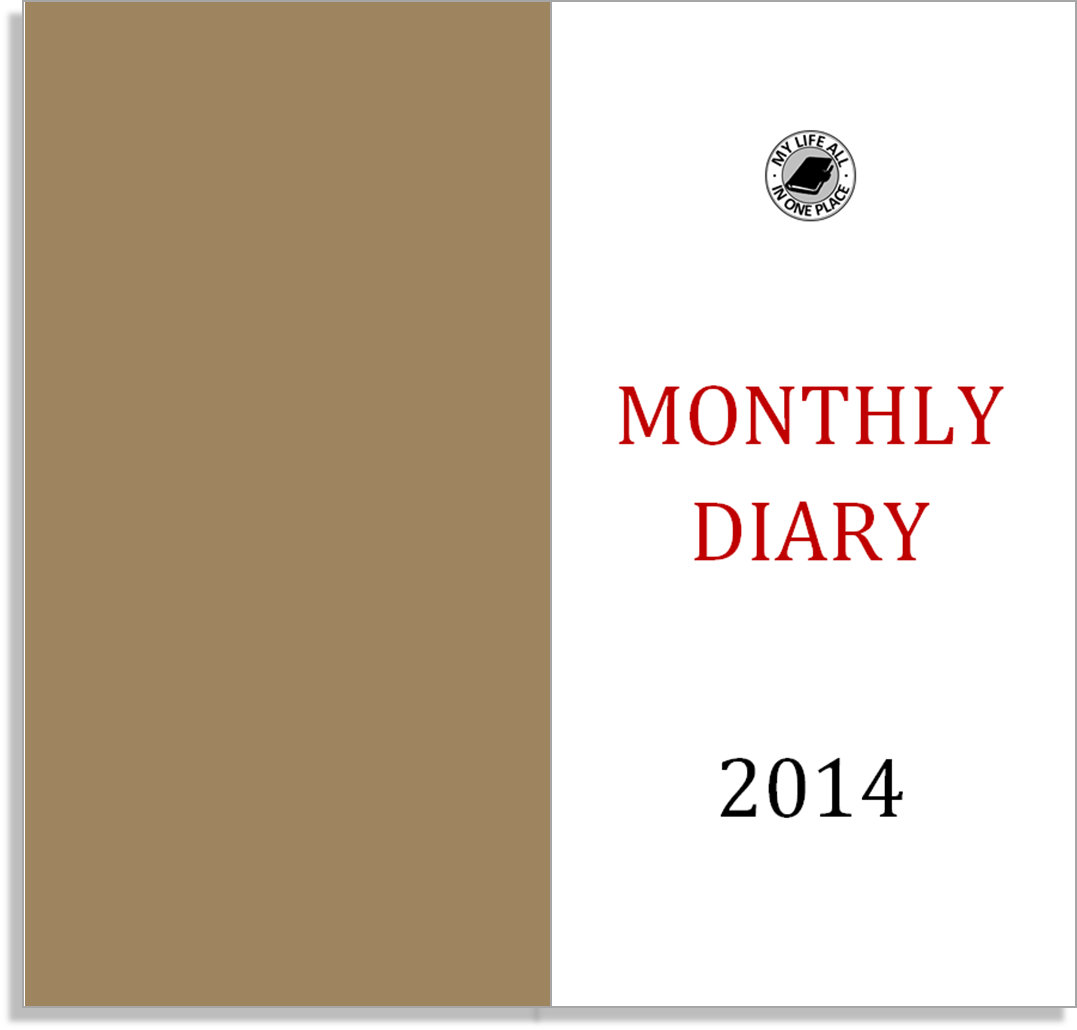 My Life All in One Place: Free monthly diary for the Midori Traveler's ...