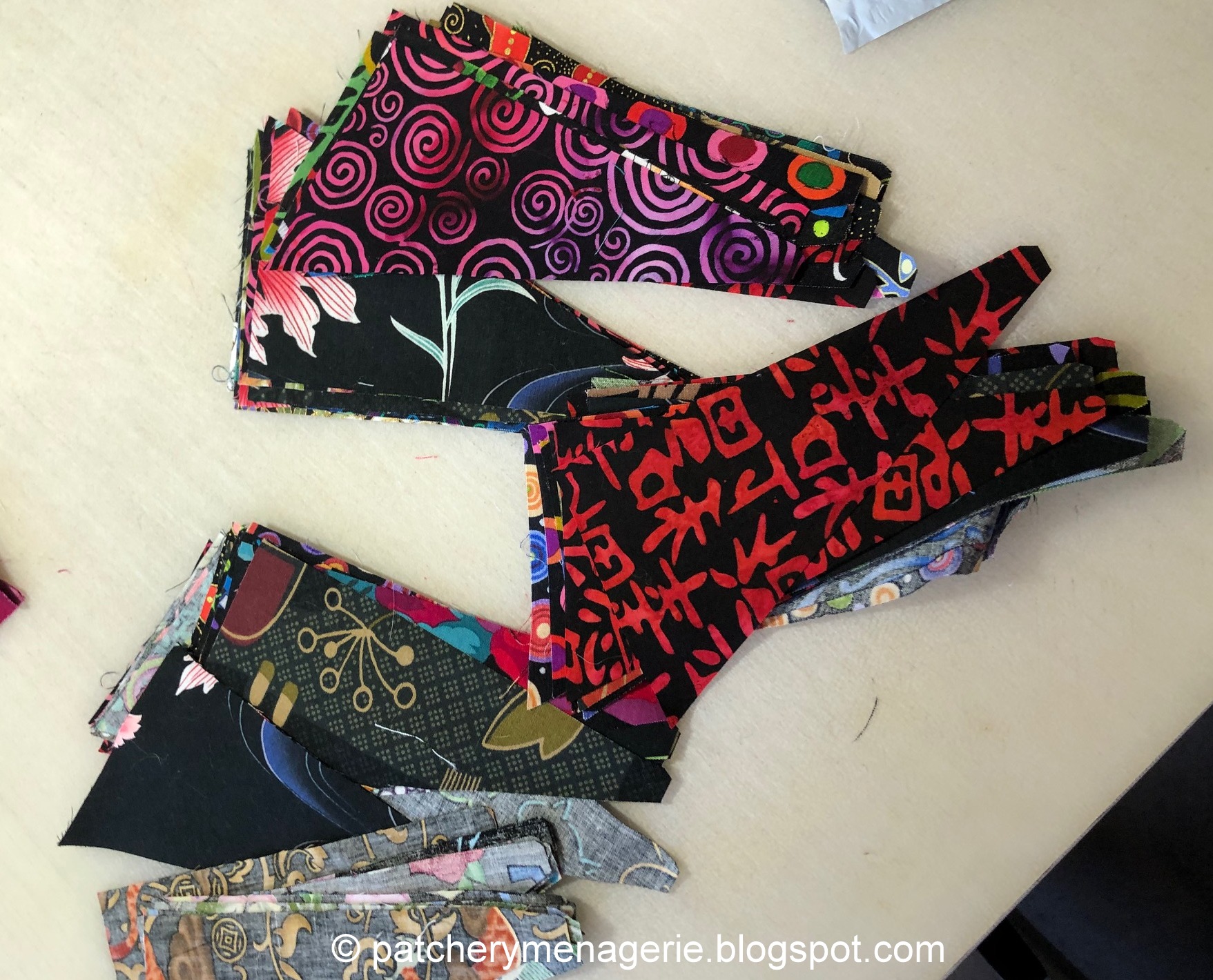 The Patchery Menagerie: Sew, Cut, Sew, Cut.