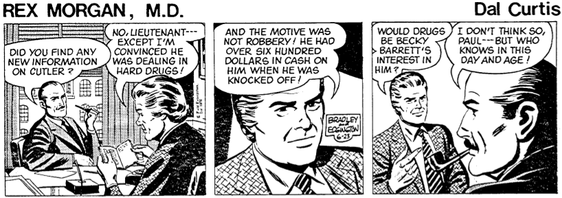 In Search of Rex Morgan, MD: 1976 Comic Strips: A Summary