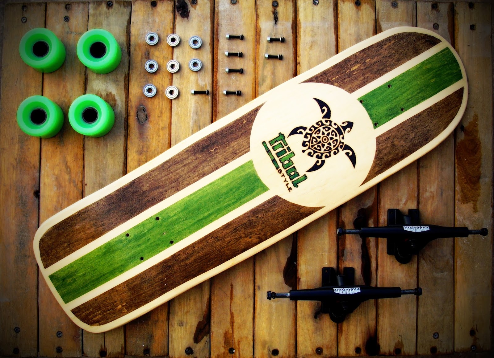 Tribal Style - Original Models: Tribal Style Turtle Oldschool Skateboard