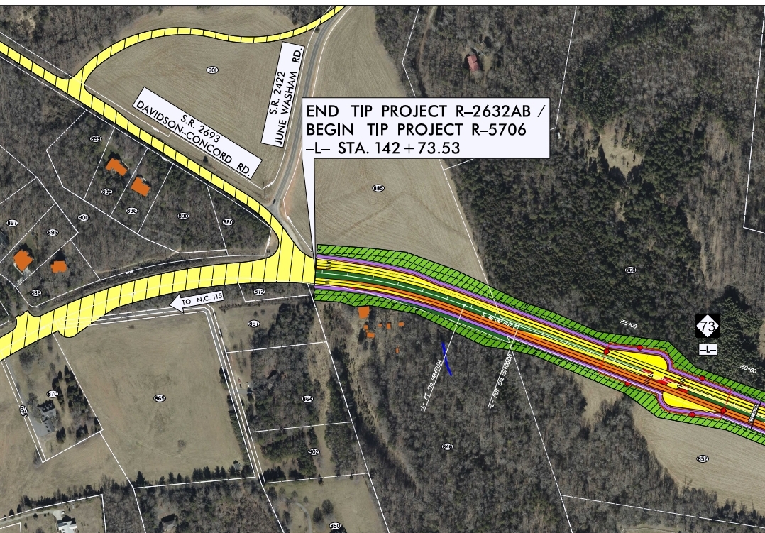 aShortChronicle: NC73 widening...no left turns at Davidson-Concord Road again in the plan...