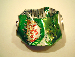 An Elephant a Day: Elephant No. 224: Hammered Aluminum Can